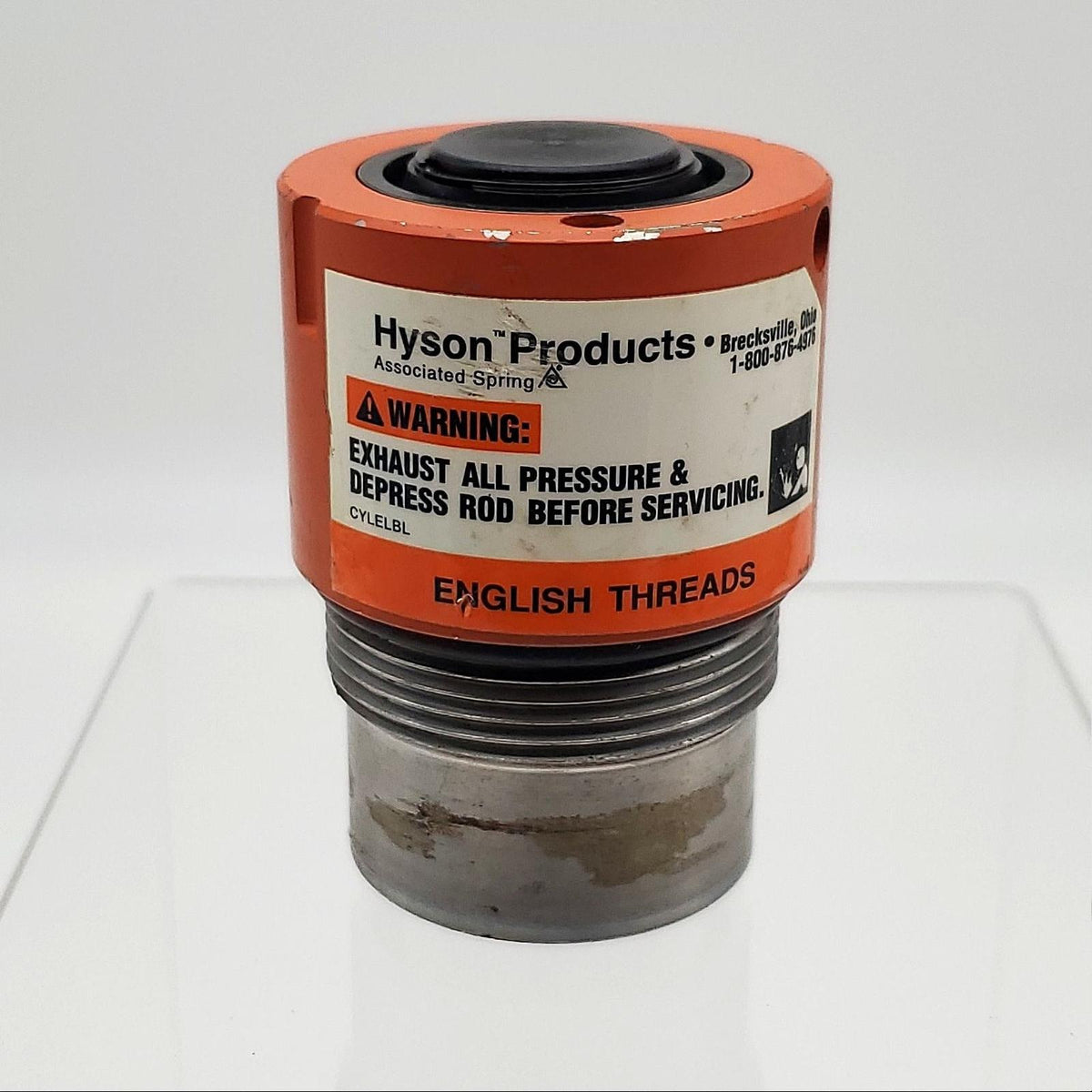 Hyson MORD 1 x 1.5 Manifold Cylinder 1.5" Stroke 1-7/8-12 Thread 1500 ...