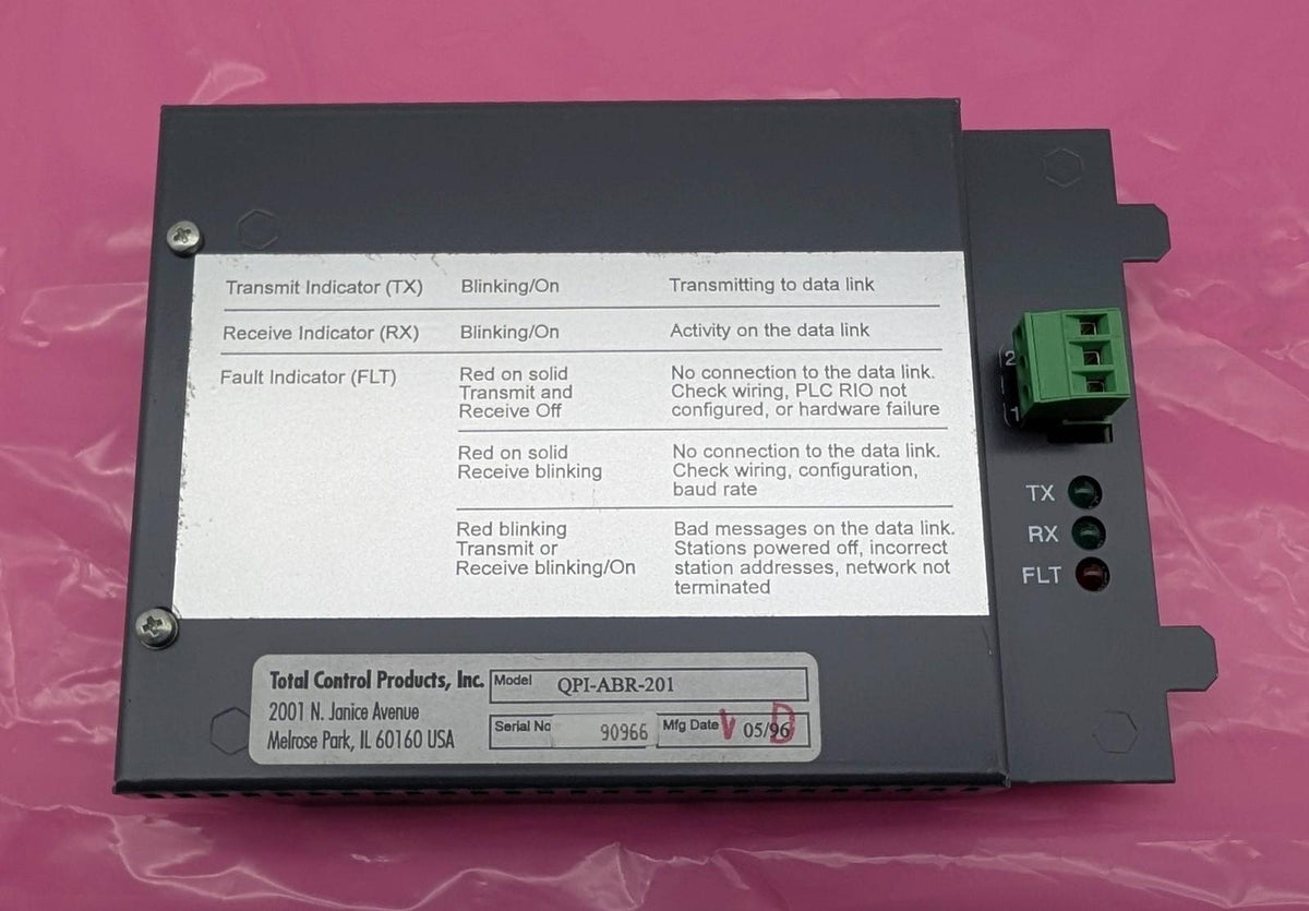 Total Control Products QPI-ABR-201 AB Remote Communication Interface M ...