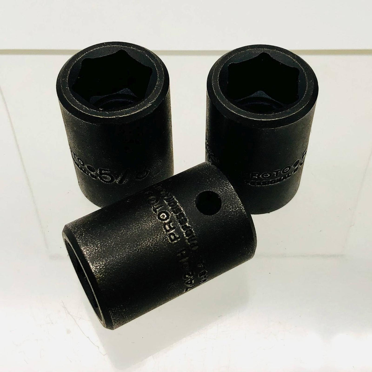 3x Proto 7320H Socket Size 5/8 6pt 1/2 Drive Black Oxide Professional ...