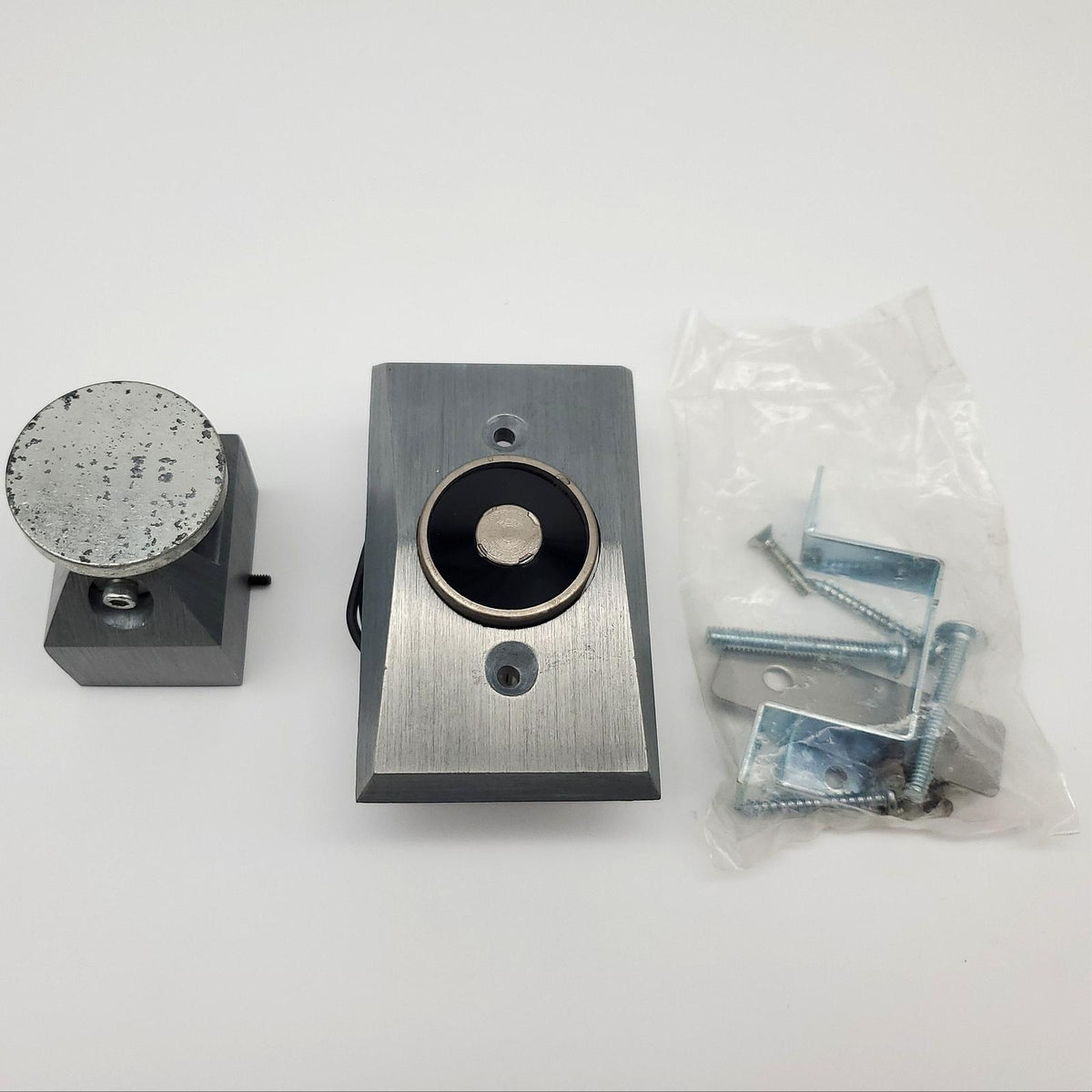 LCN 7850 SEM Magnetic Door Holder Recessed Wall Mount Aluminum Finish ...