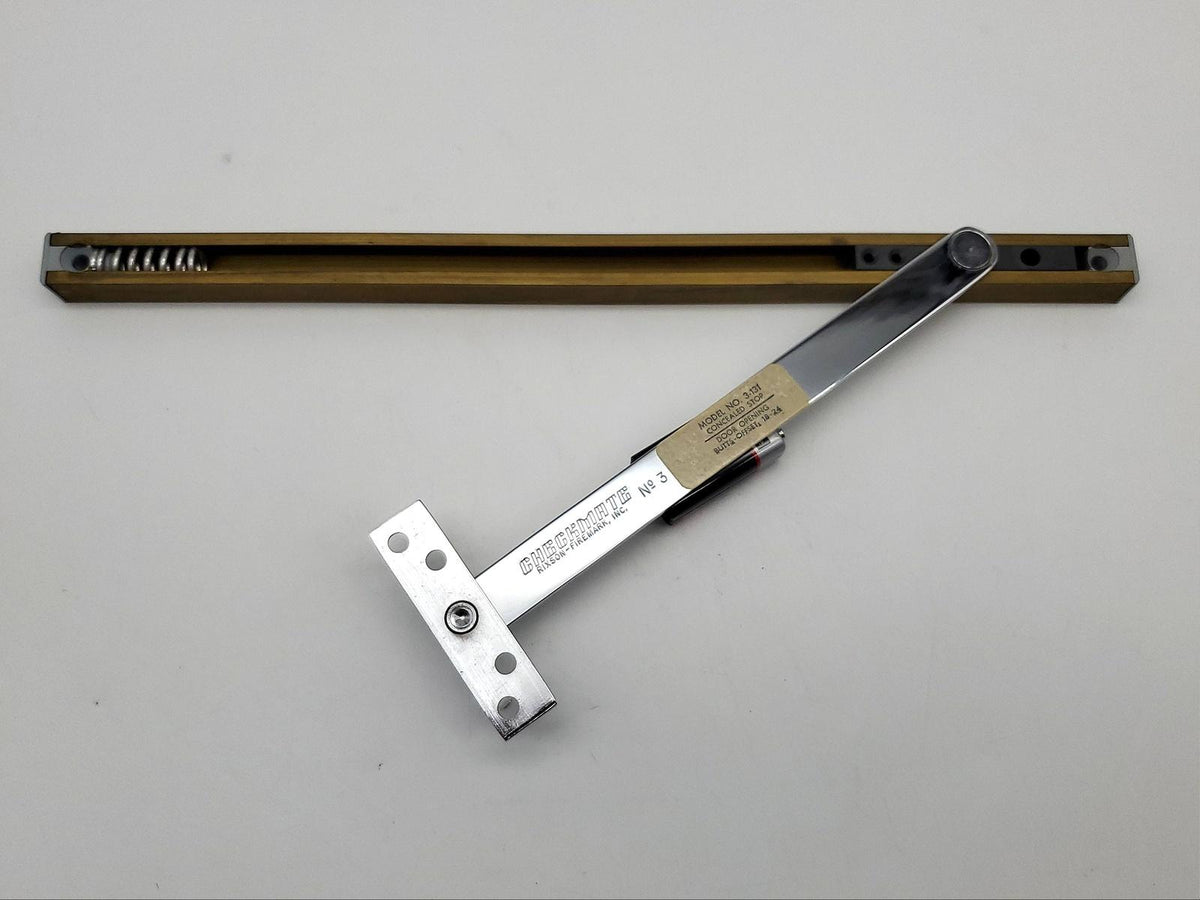 Rixson 3-131 Door Stop Concealed Polished Chrome Checkmate #3 Overhead ...