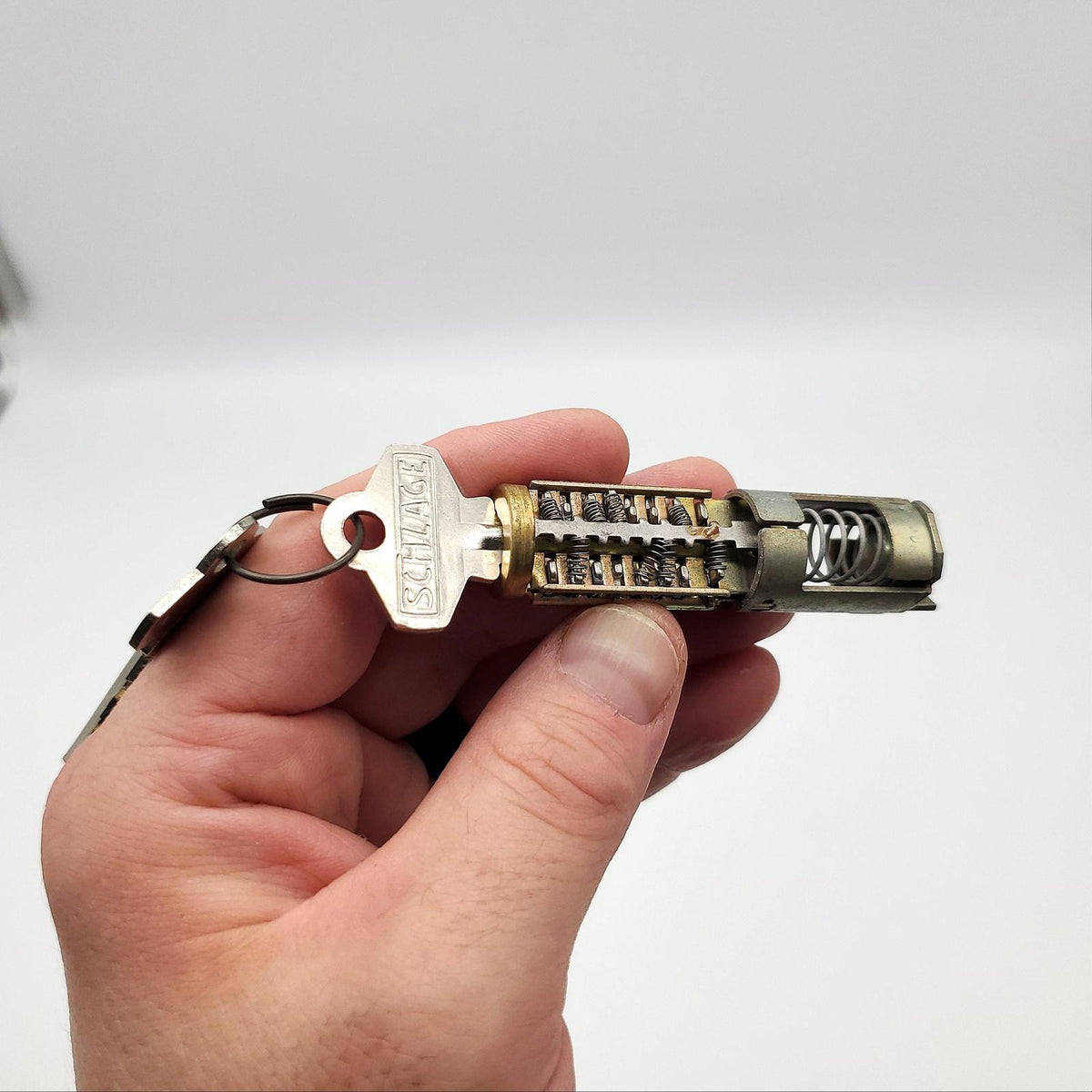 Schlage Lock Cylinder 20-004 Brass 920 Wafer Keyway for 20 Series Door ...