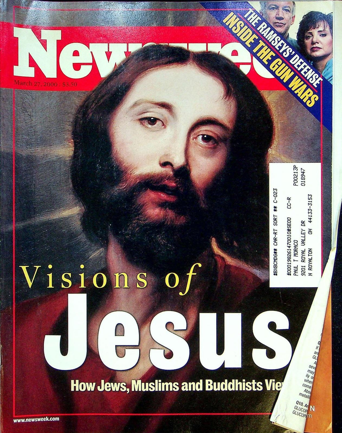 Newsweek Magazine March 27 2000 Jesus Controversy Religion Smith Wesso ...