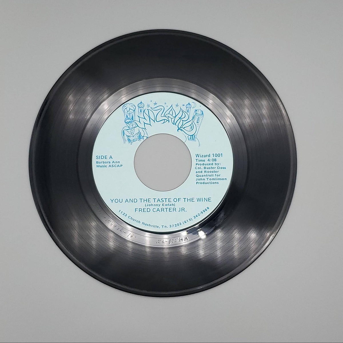 Fred Carter, Jr. You And The Taste Of The Wine Single Record Wizard Re ...