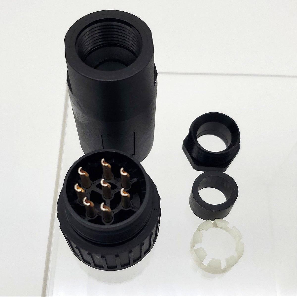 Hirschmann 932842100 Mil-Spec Plug Connector Size 20 Screw Coupling 8 ...