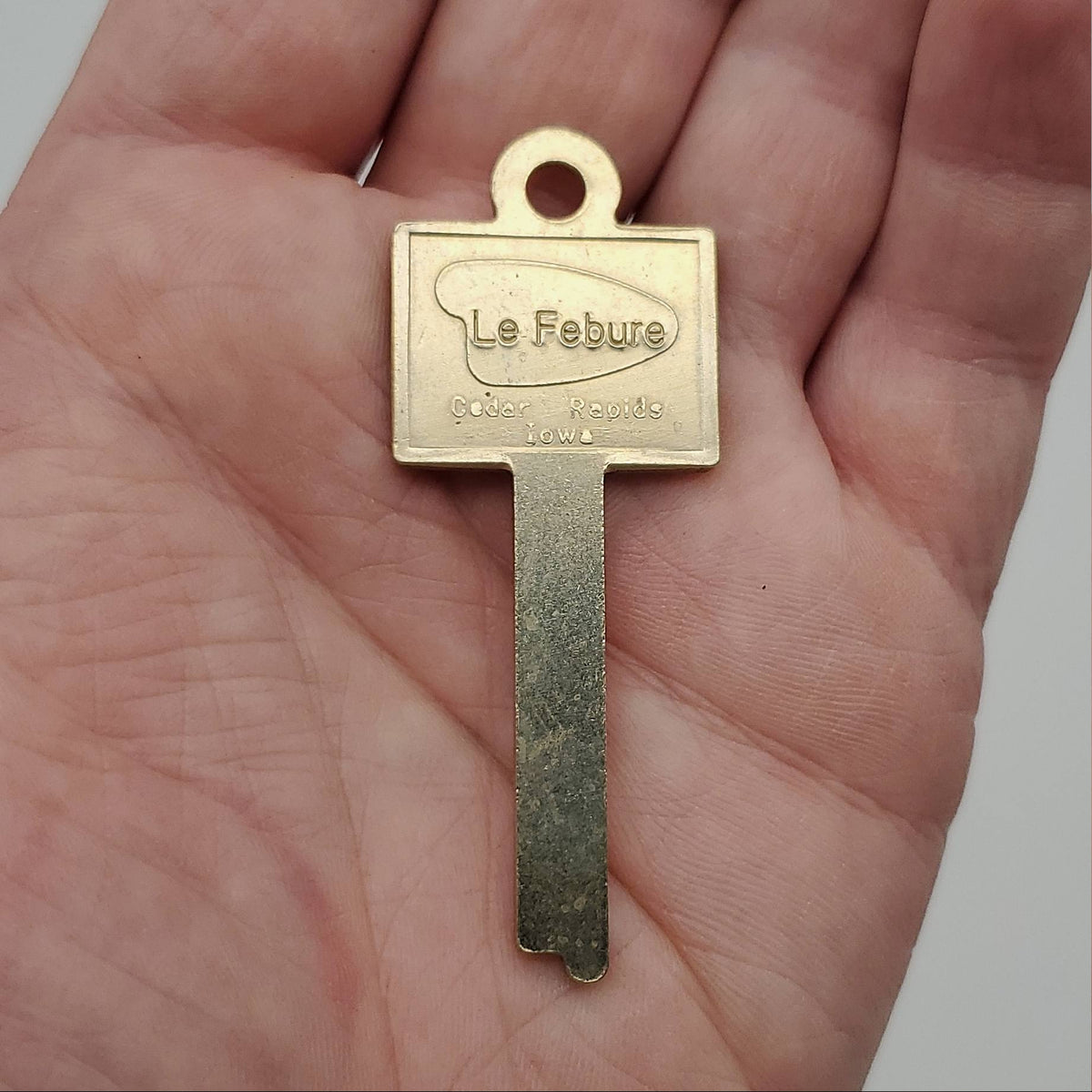 1x Lefebure Safe Deposit Box Guard Key Blank 9602-808-001 for 7700 ser ...