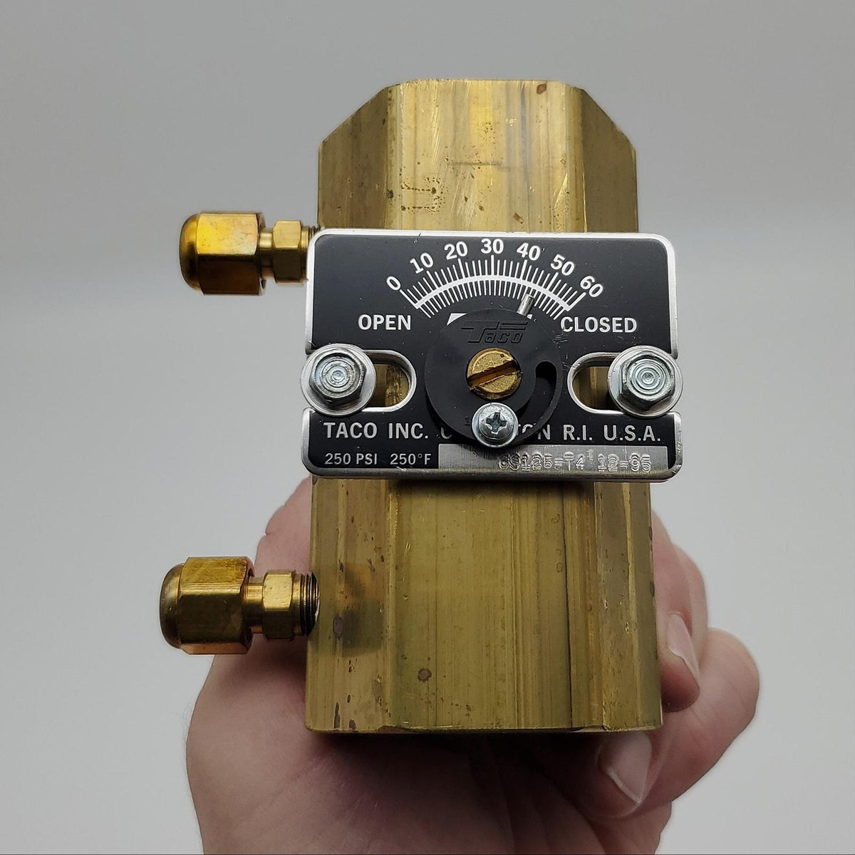 Taco CS125-T4 Circuit Setter Valve w/ Memory Stop 1-1/4" Proportional ...