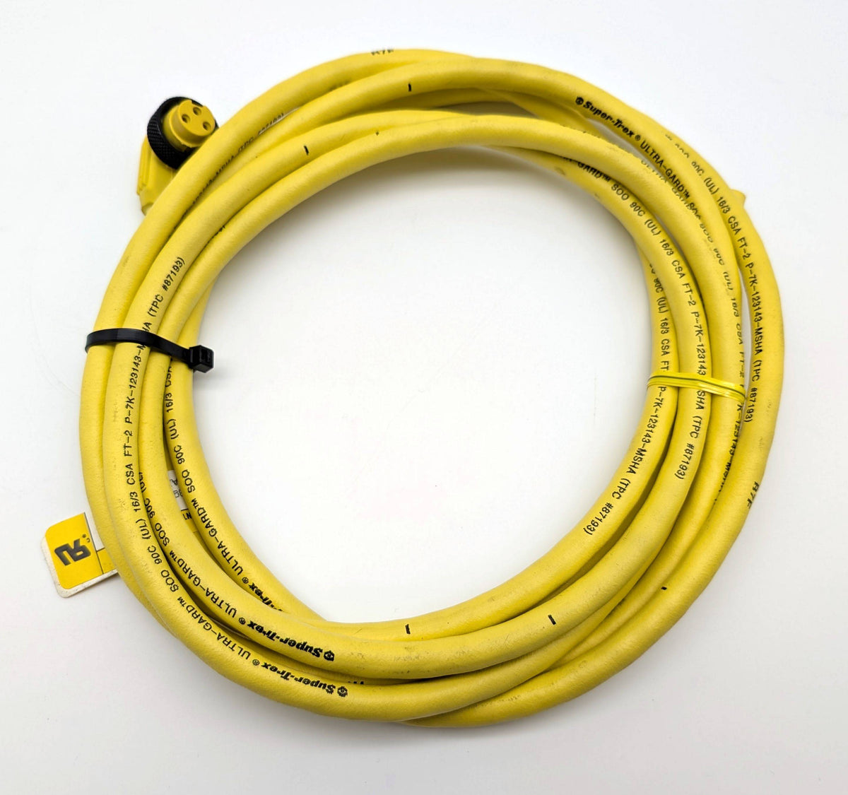 TPC Wire 89312 Quick Connect Cable 3 Pin Female 90 Deg to Bare 12 Feet ...