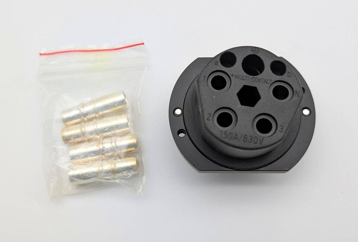 Multi-Contact 30.0073 TSB 150/3/35 Robot Power Plug Flanged Female Hou ...