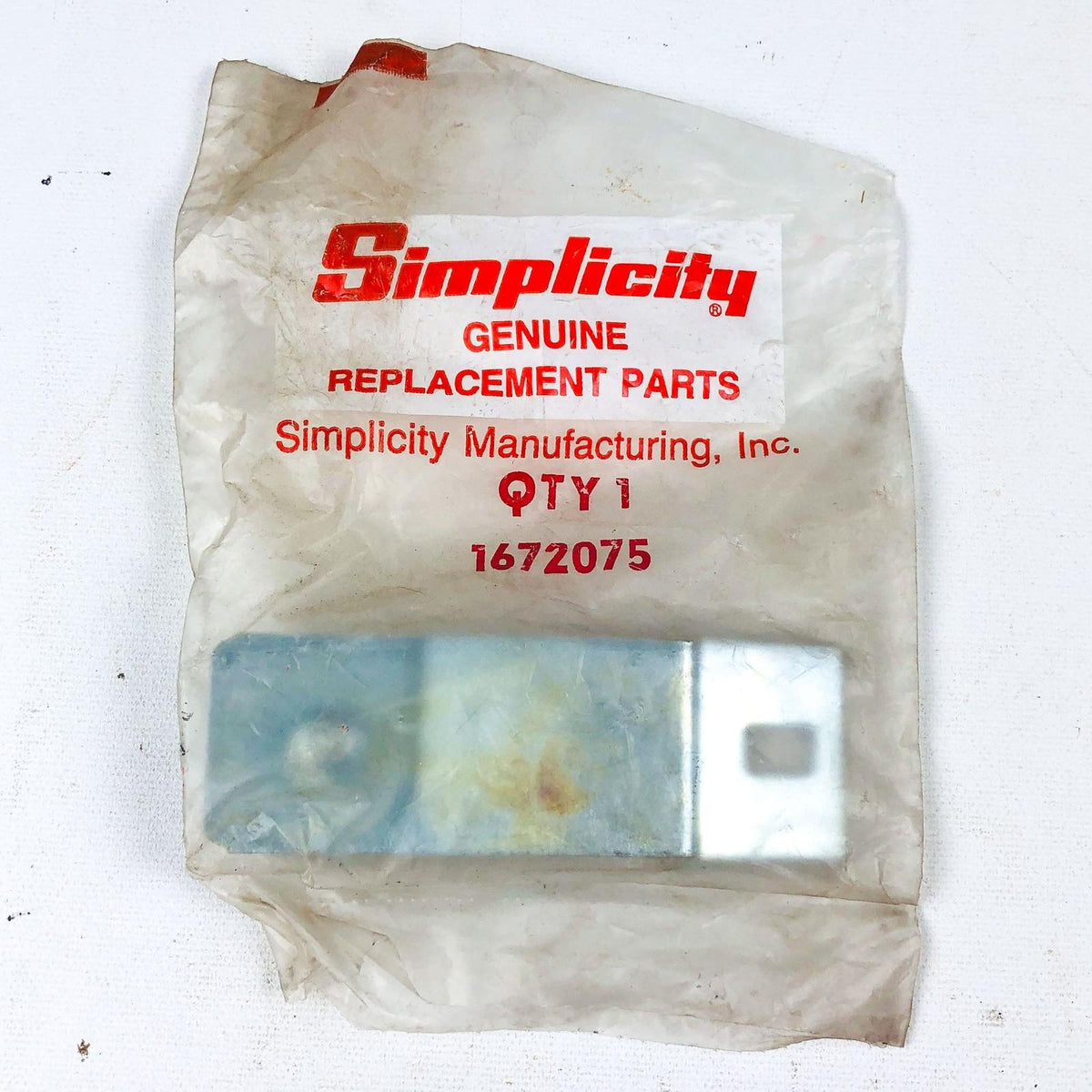 Simplicity 1672075 Latch Button Assembly Seat Deck OEM New Old Stock N ...