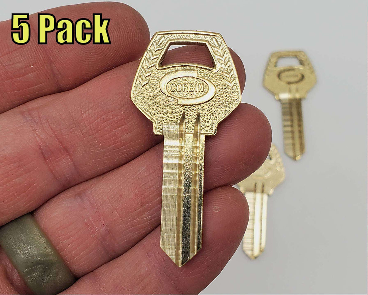 5x Corbin 59BI Key Blanks 59BI Keyway 5 Pin Nickel Silver 59 Series NO ...