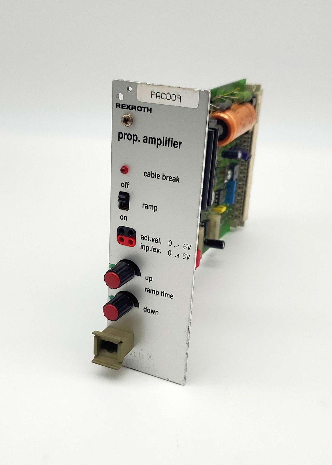Rexroth VT5003-42/R1E Proportional Amplifier Module Eurocard for DBETR ...