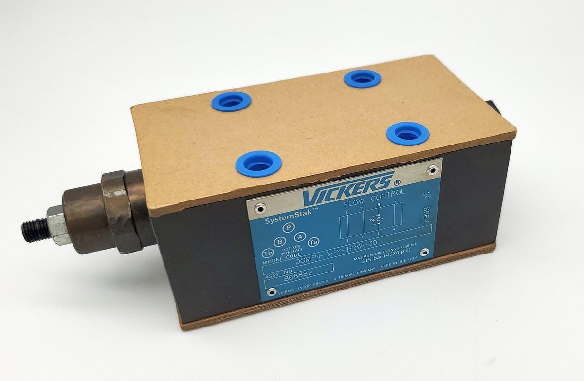 Vickers 868882 SystemStak Flow Control Solenoid Valve DGMFN-5-Y-B2W-30 ...