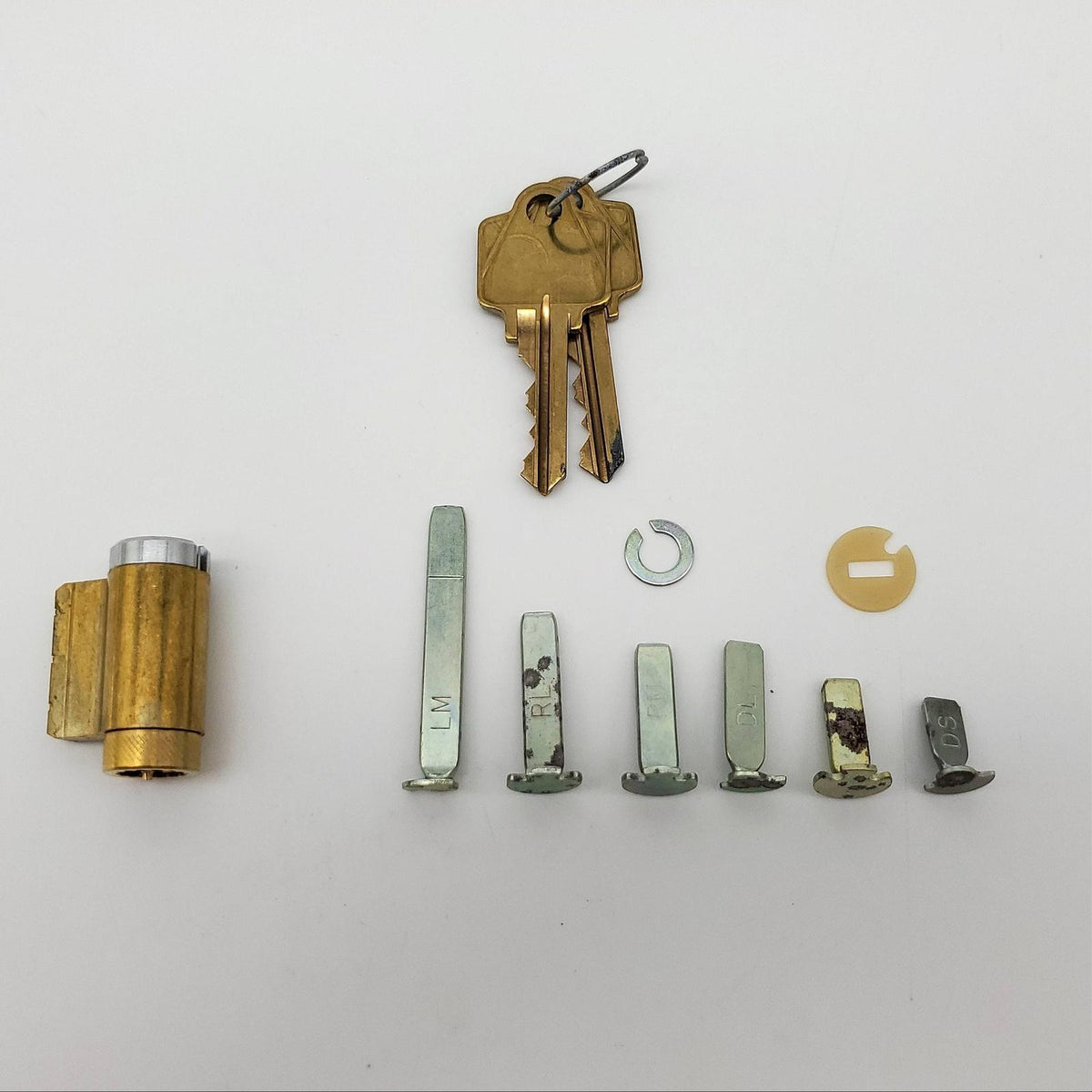 LSDA Lock Cylinder Key in Knob Satin Chrome LS-C500 Arrow AW Keyway NO ...