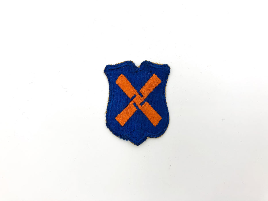 US Army 12th Army Corps Patch WW2 Vintage Insignia Military XII Orange ...