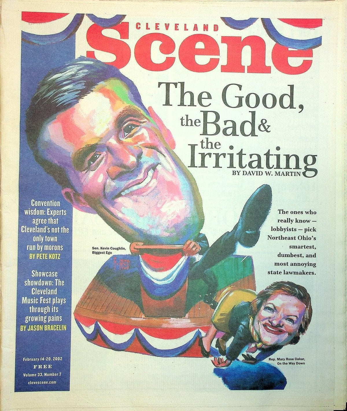 Cleveland Scene Magazine February 2002 No 7 Drive By Truckers Indie Ro ...