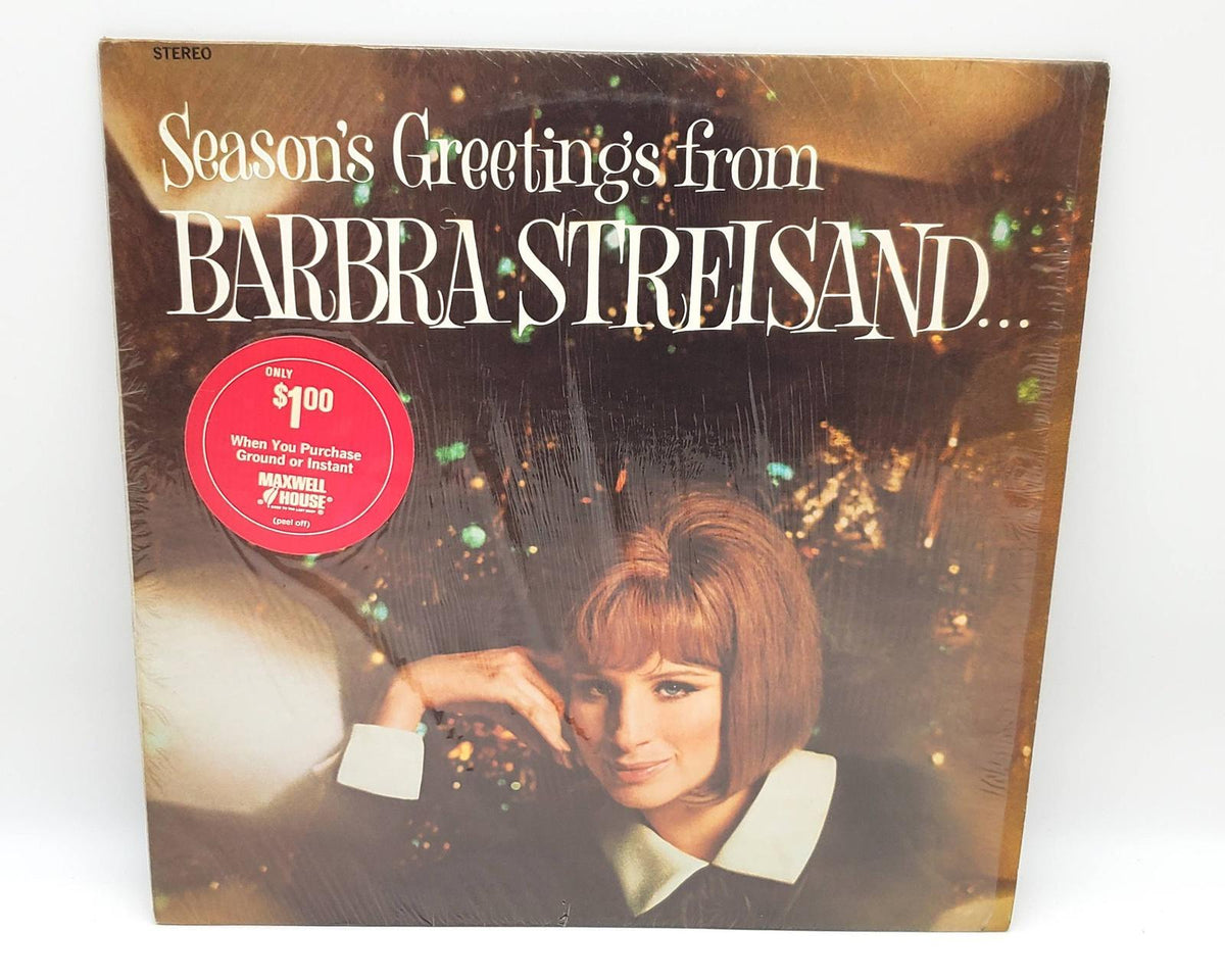 Season's Greetings From Barbra Streisand & Friends 33 LP Record Columb ...