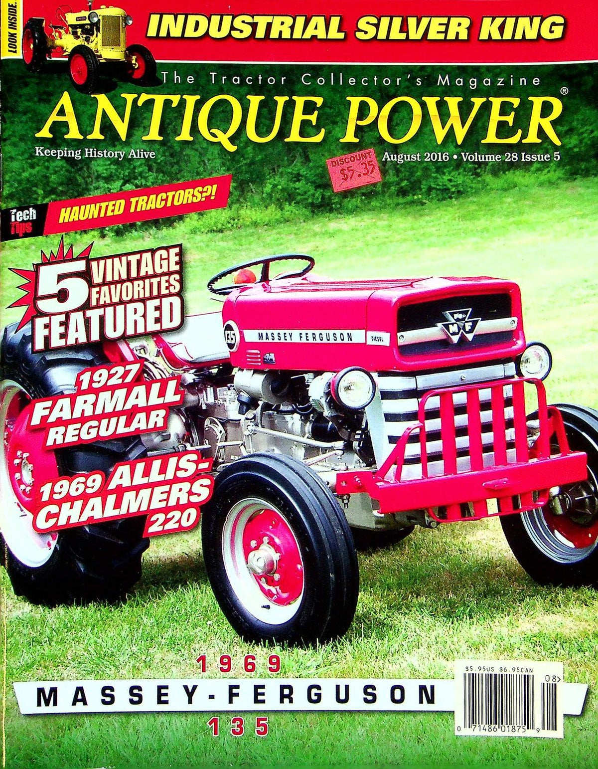 Antique Power Magazine August 2016 Vol 28 # 5 1927 Farmall Regular ...