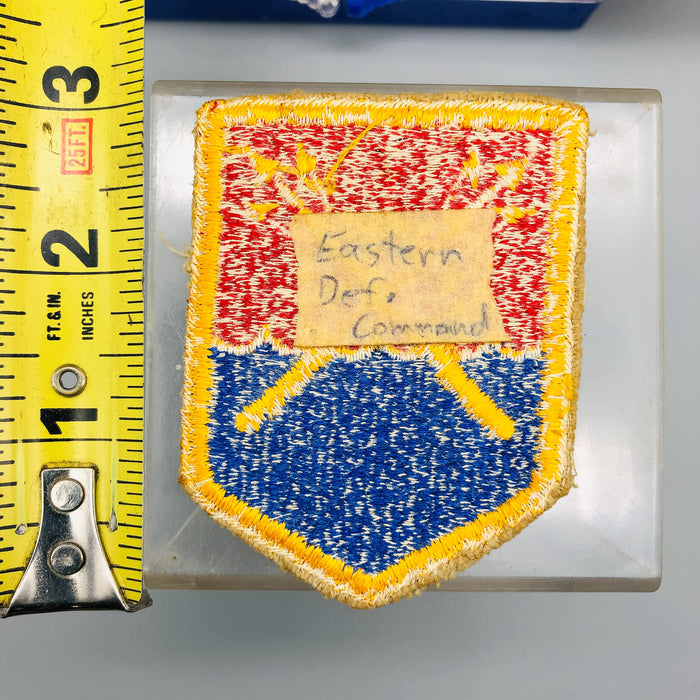 WW2 US Army Patch Eastern Defense Command Vintage Full Color No Glow E — HKResale
