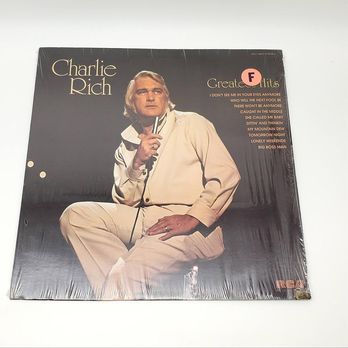 Charlie Rich Greatest Hits LP Record RCA Victor 1975 APL1-0857 IN SHRI ...