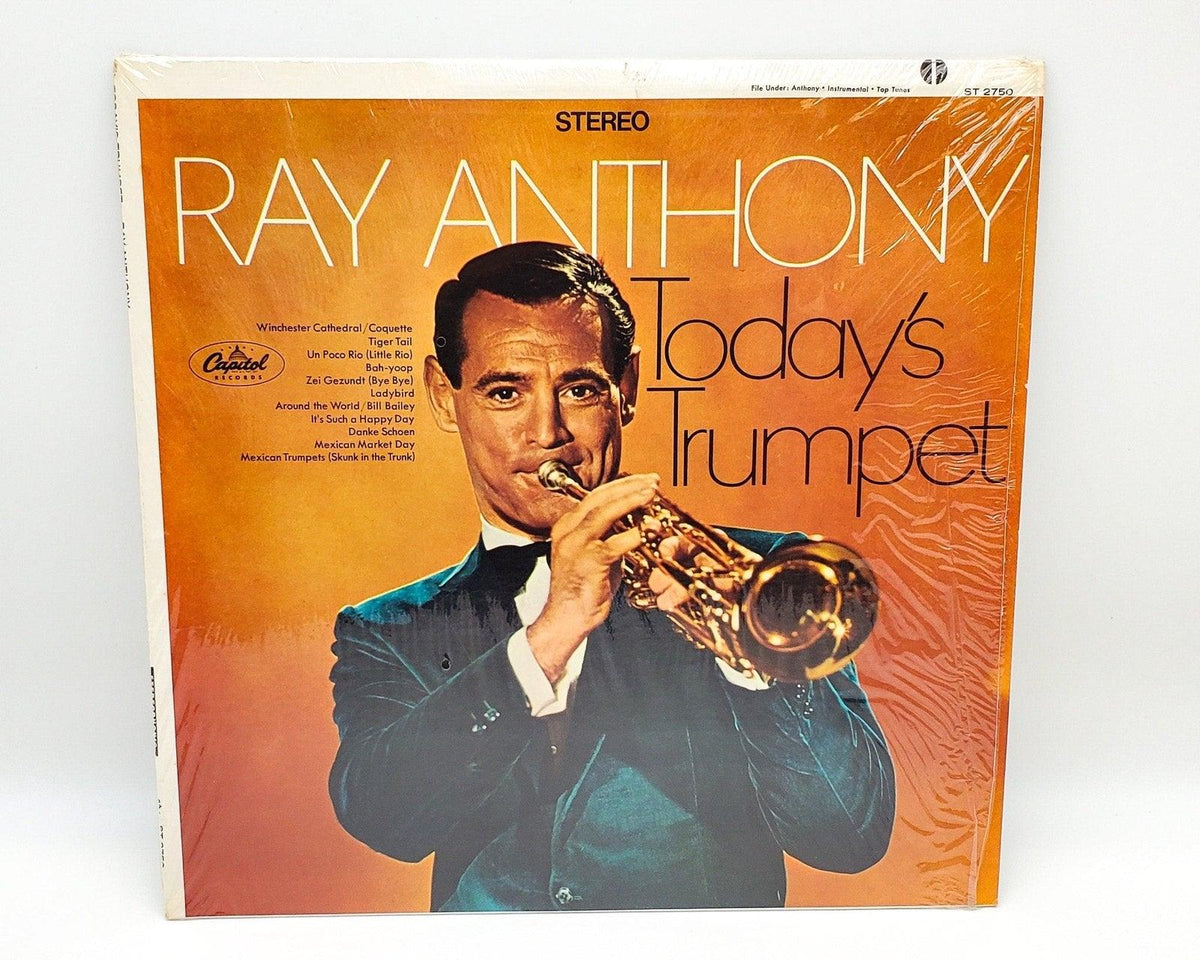 Ray Anthony Today's Trumpet 33 RPM LP Record Capitol Records 1967 ST 2 ...