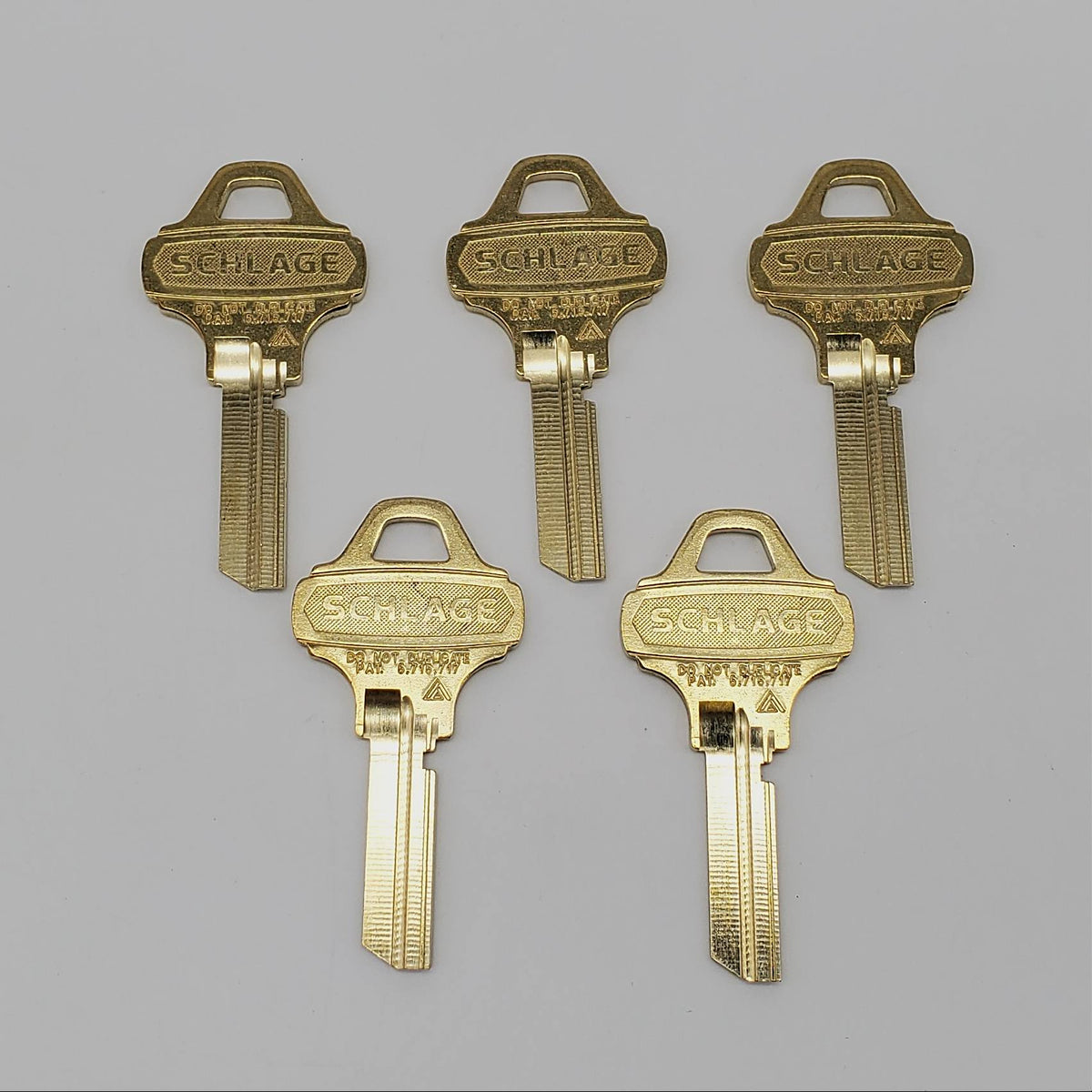 Schlage Everest 35-007 C200 Key Blanks Nickel Silver 6 Pin Lot Of 5 NO ...