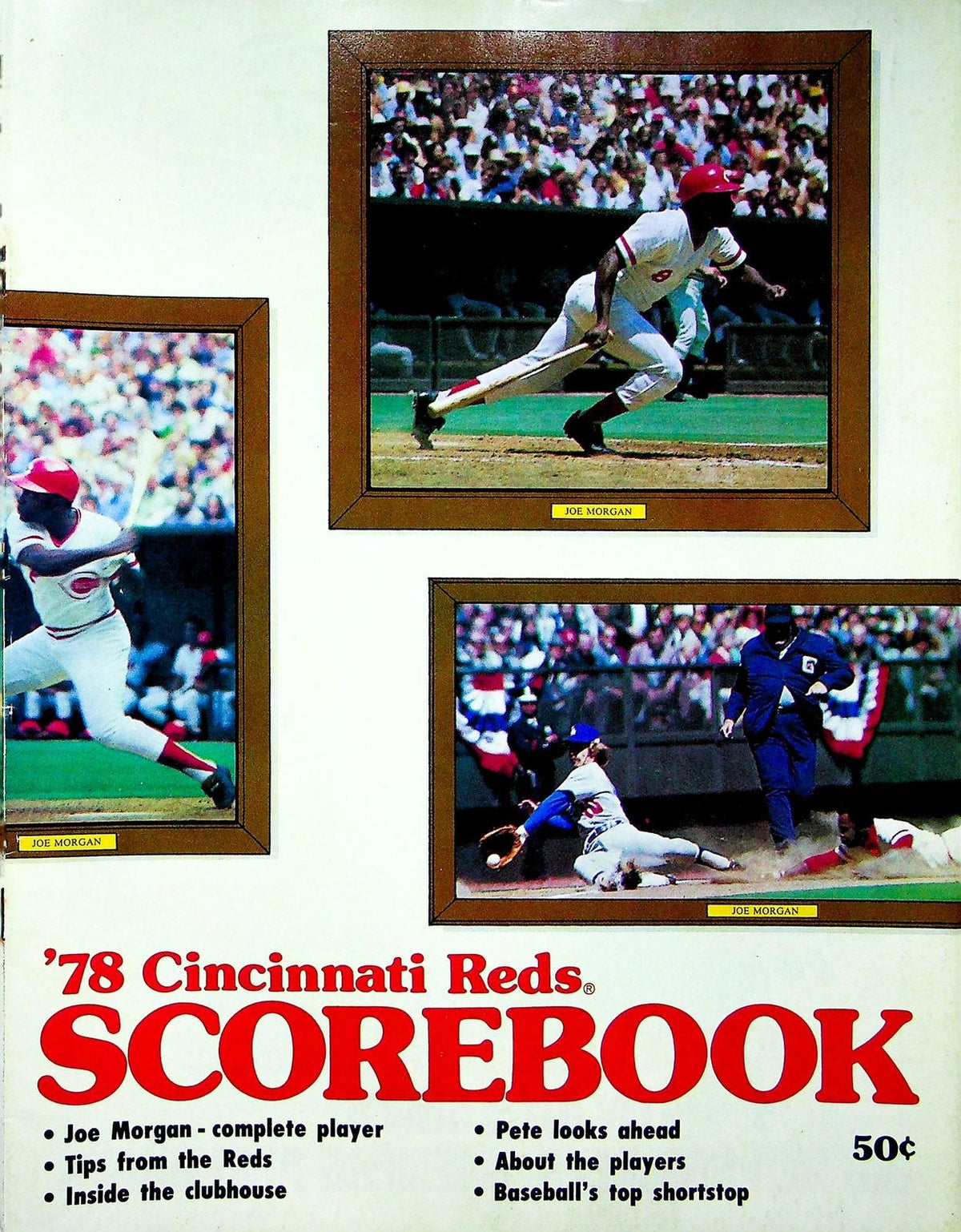 Cincinnati Reds Program 1978 Vs. Philadelphia Phillies MLB Major Leagu ...