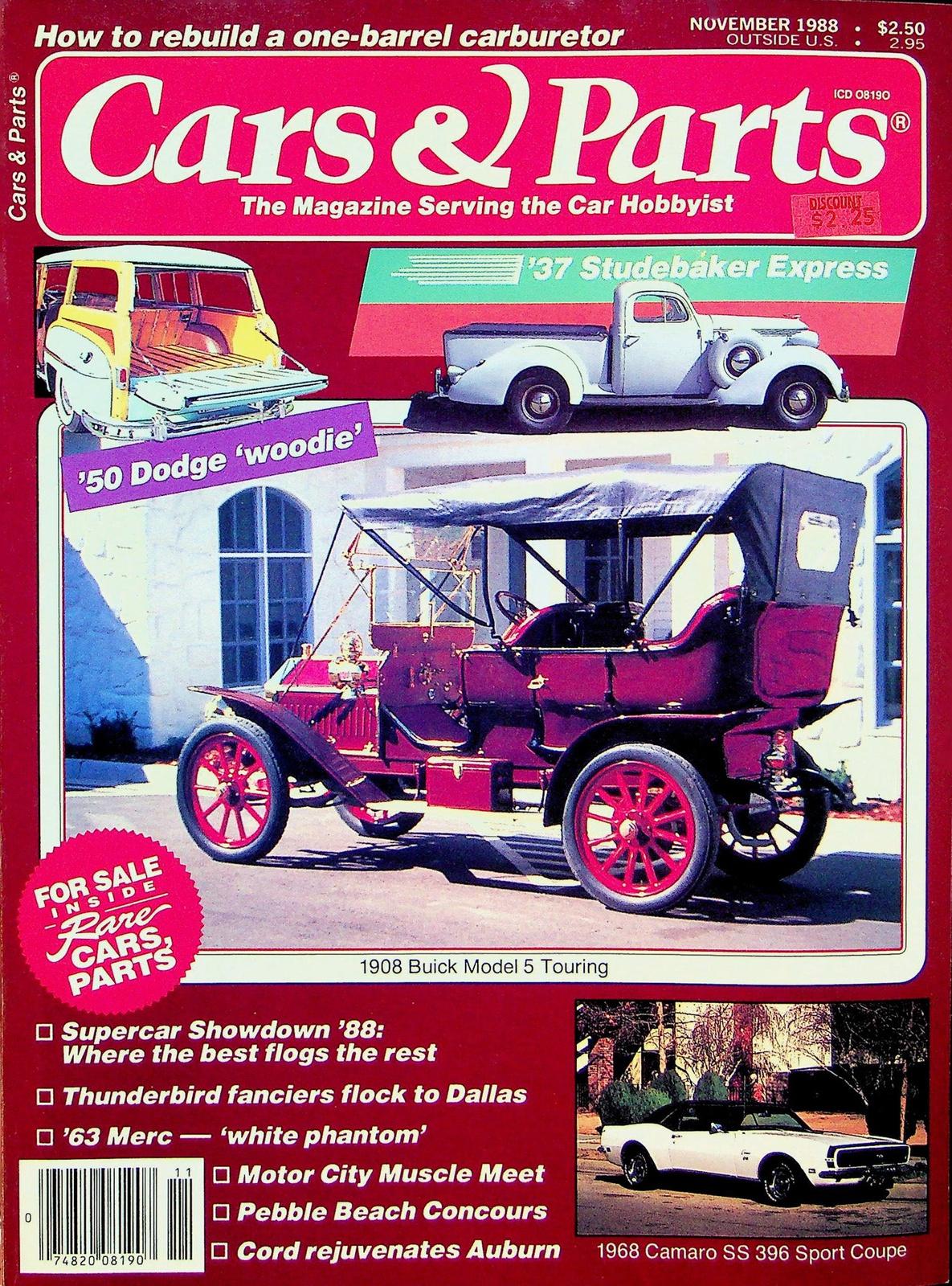 Cars & Parts Magazine November 1988 Vol 31 No 11 1937 Studebaker Expre ...