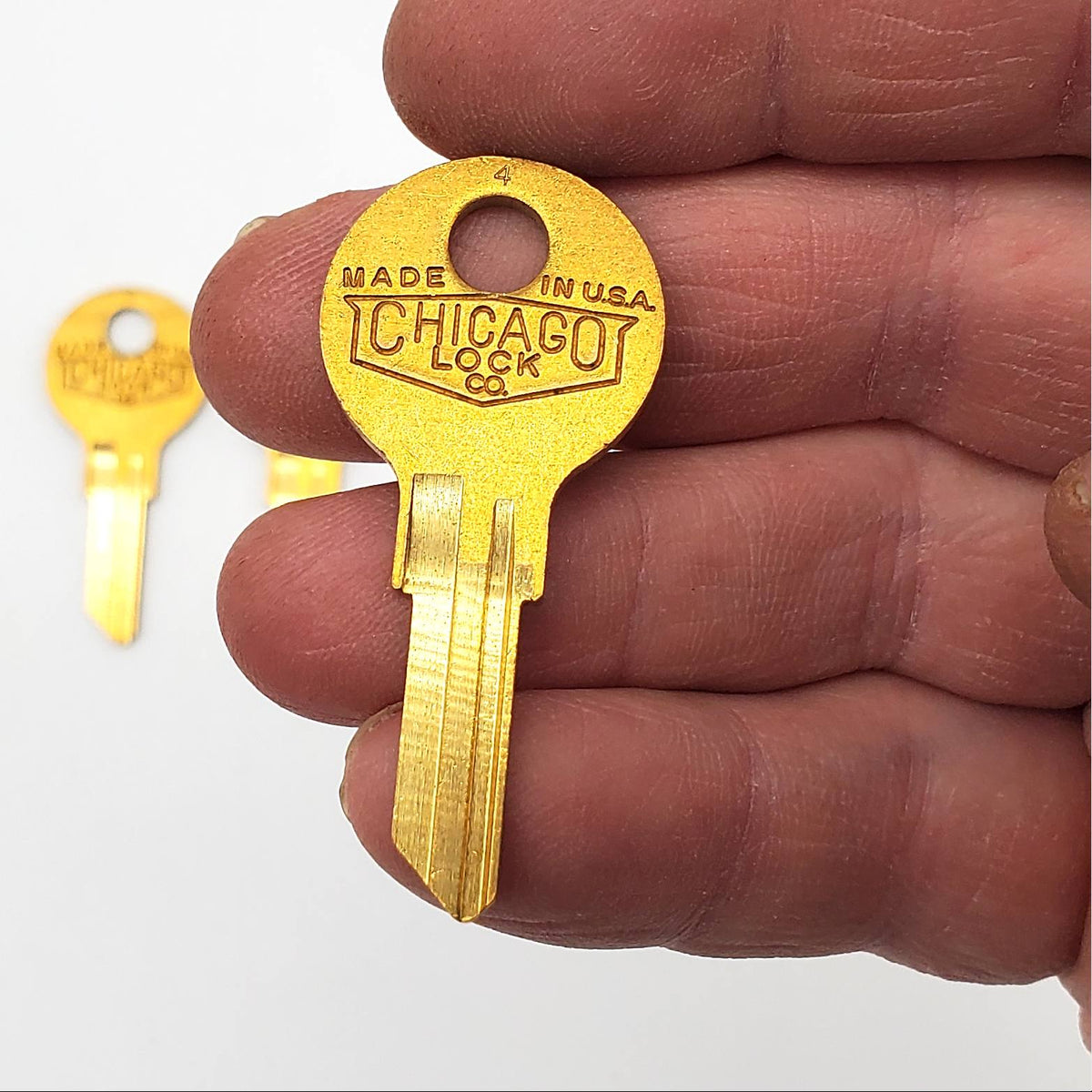 5x Chicago Lock Company K501 For File Cabinet Desk Cubicle Locks Brass ...