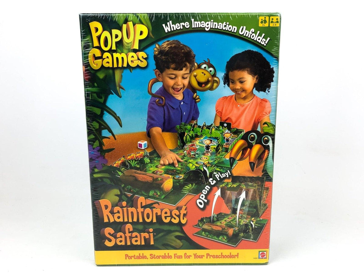Pop Up Games Rainforest Safari for Pre-K Preschooler Mattel N9981 ...