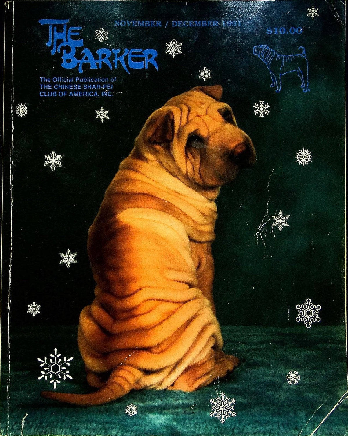 The Barker Magazine Nov Dec 1991 Shar-Pei Dog Obedience Shows Breeder ...