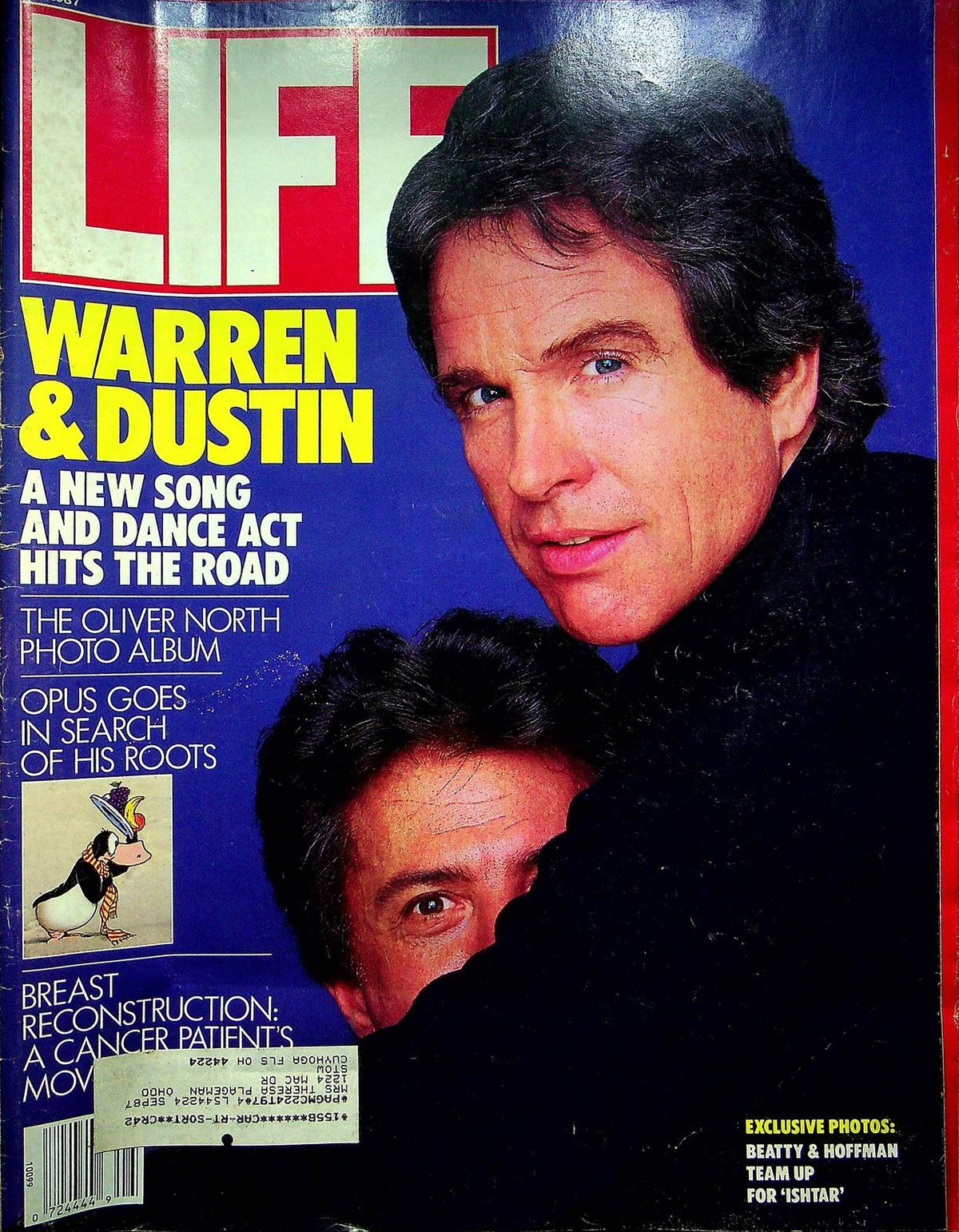Life Magazine May 1987 Dustin Hoffman Talks w/ Warren Beatty, — HKResale