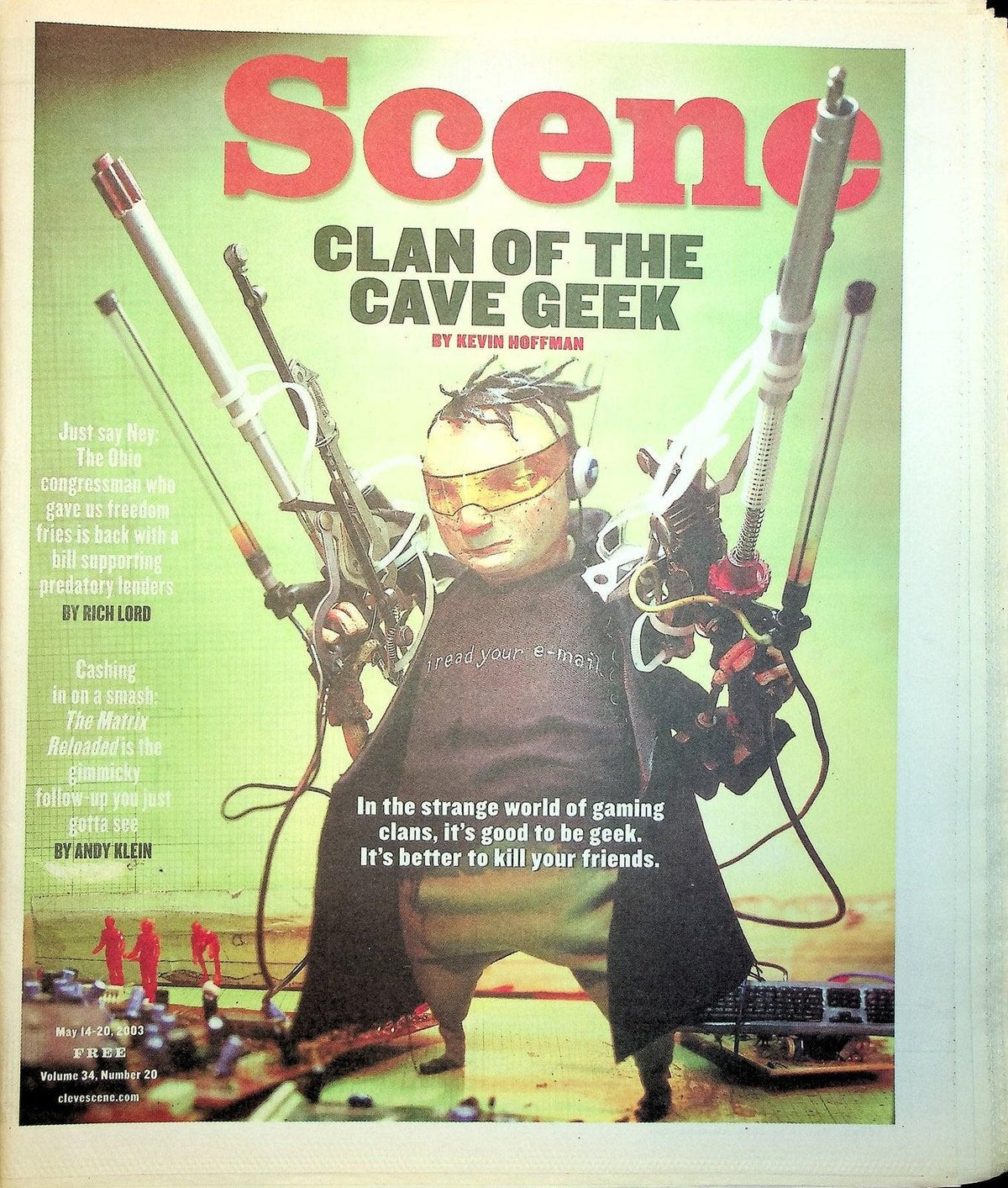 Cleveland Scene Magazine May 2003 Northeast Ohio LAN Gaming Associatio ...