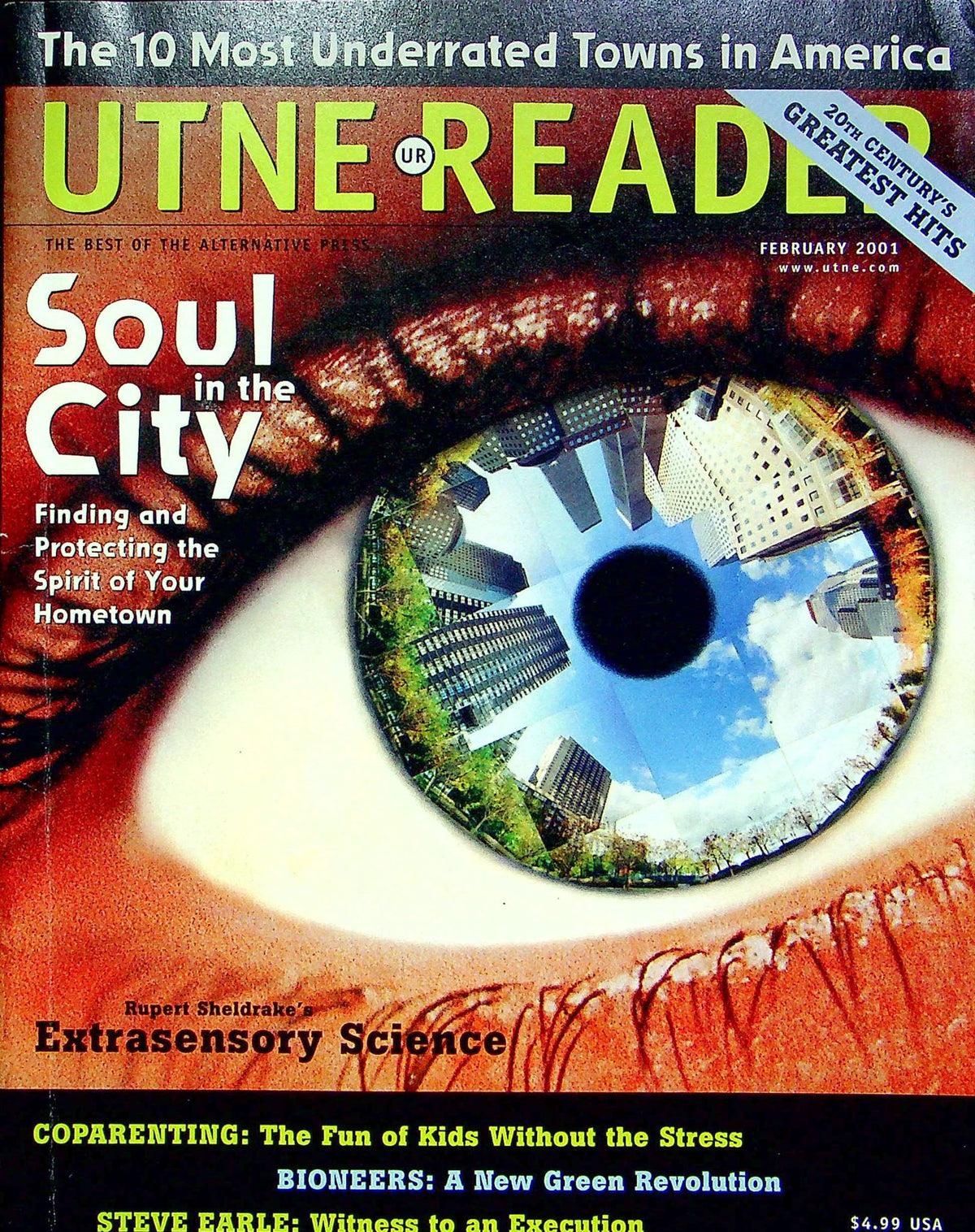 UTNE Reader Magazine February 2001 Hollow City San Francisco Rich Poor ...