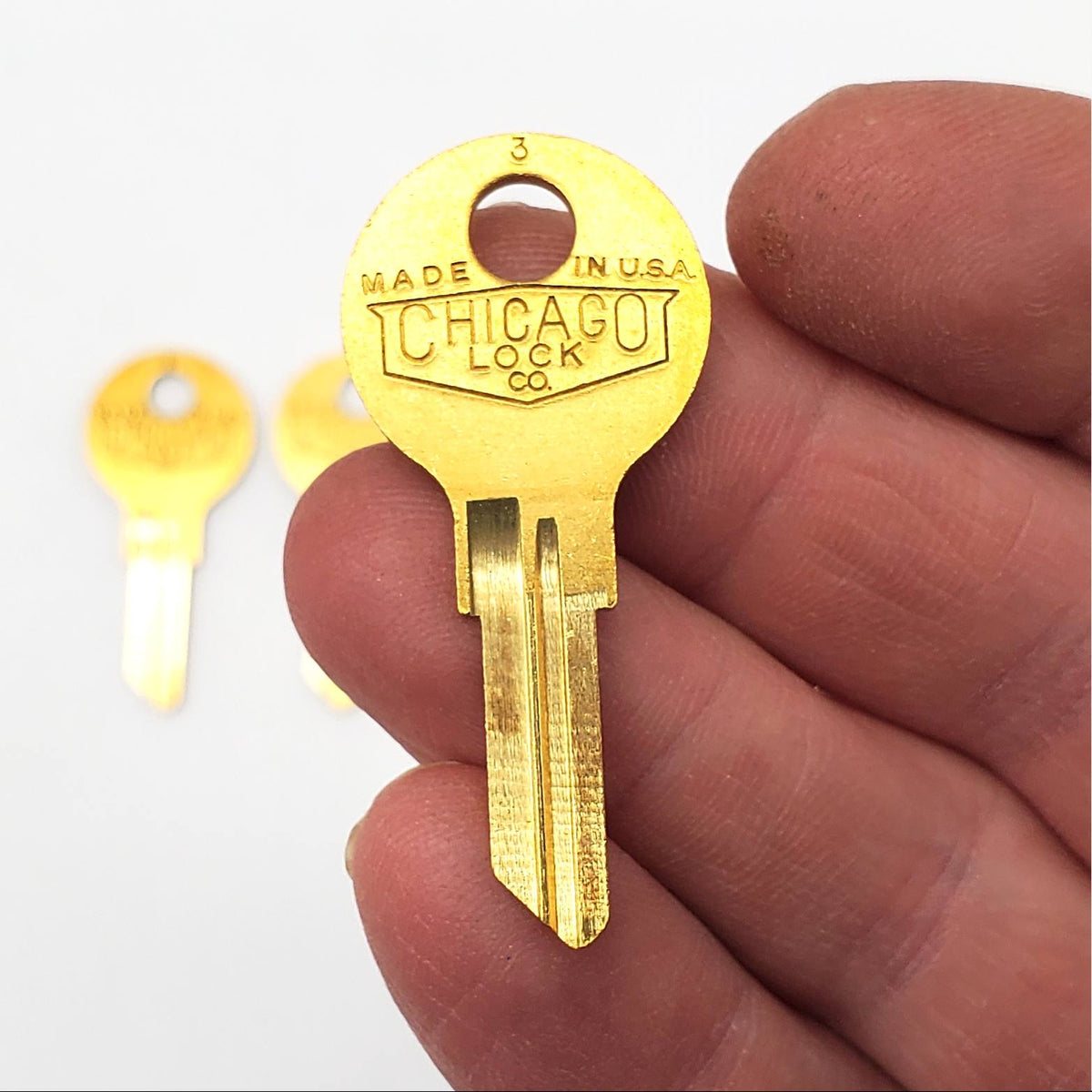 5x Chicago Lock Company K502 For File Cabinet Desk Cubicle Locks Brass ...