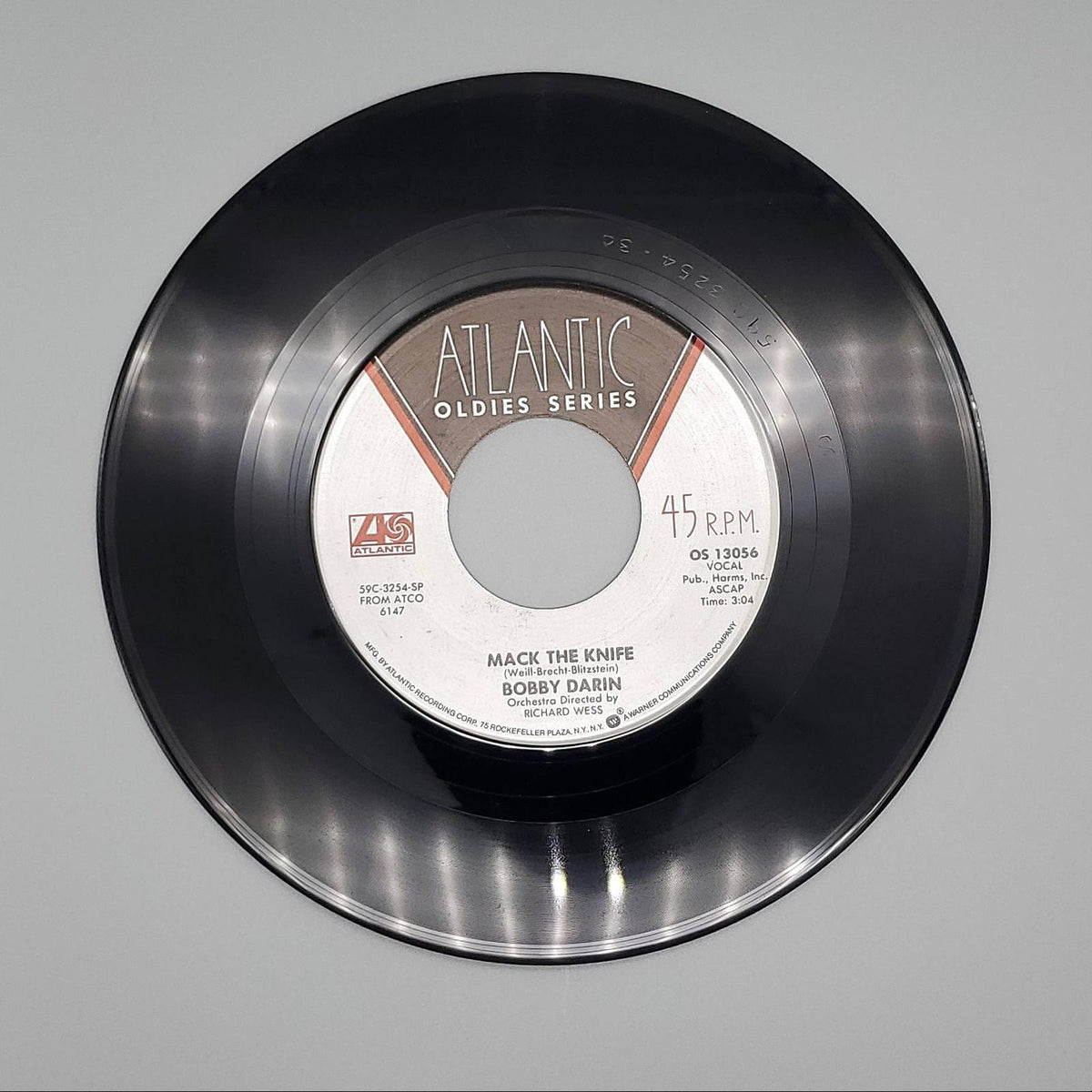 Bobby Darin Mack The Knife / Beyond The Sea Single Record Atlantic Rec ...