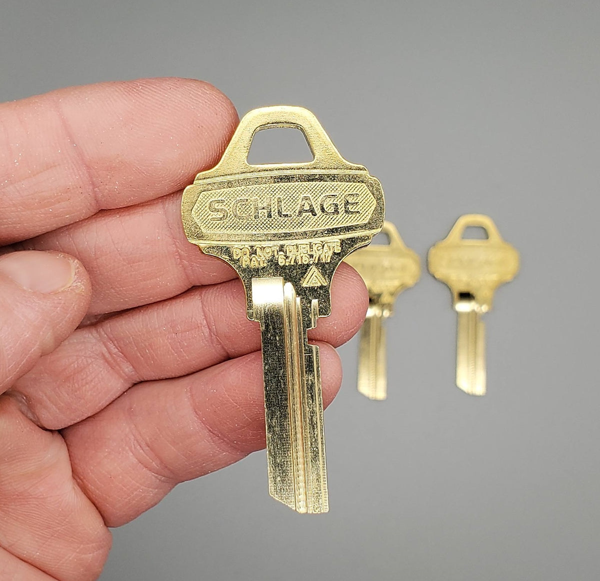 5x Schlage Everest 35-007 C245 Key Blanks Nickel Silver 6 Pin NOS ...