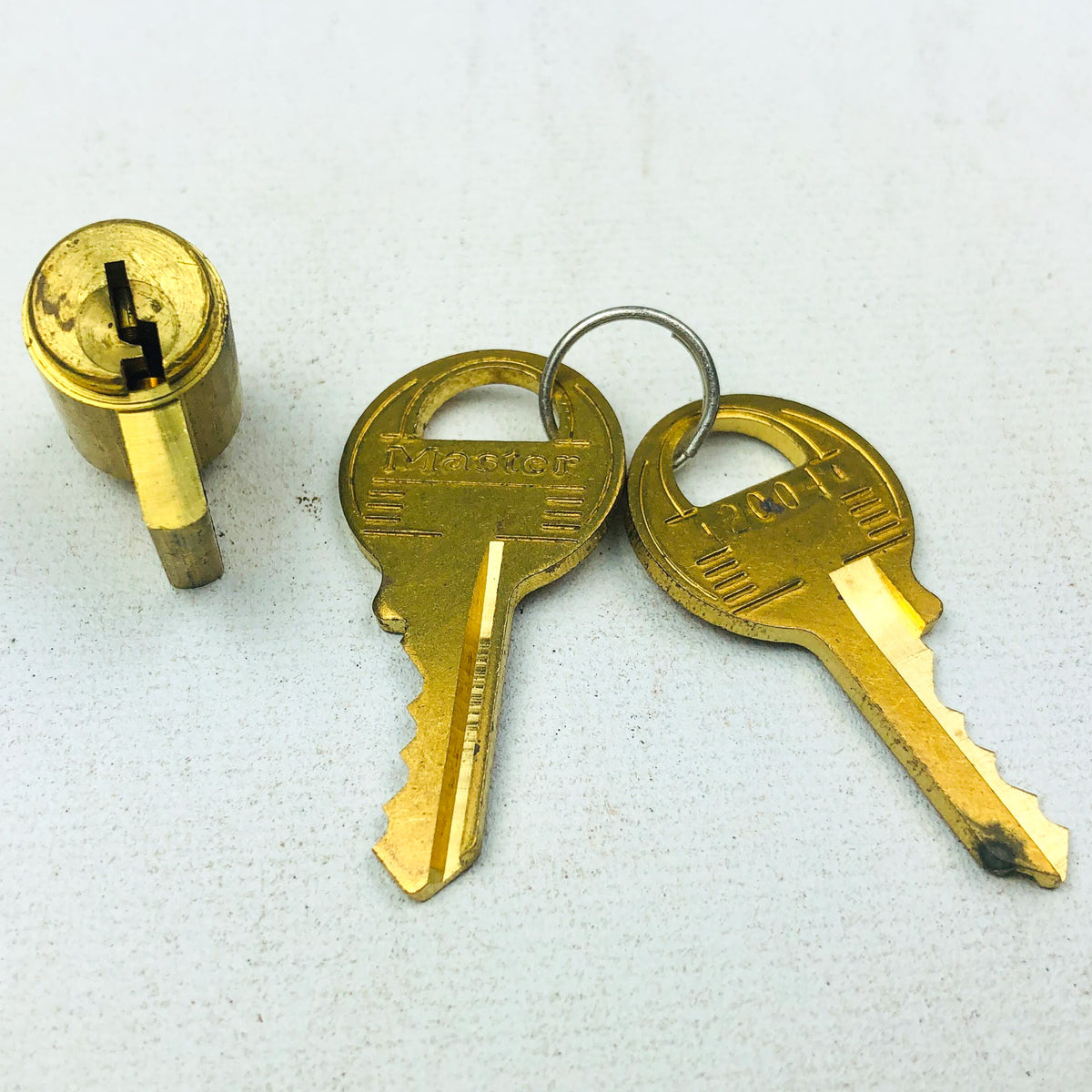 Master Lock KA Keyway 4-Pin Cylinder Interchangeable Vintage New Old S ...