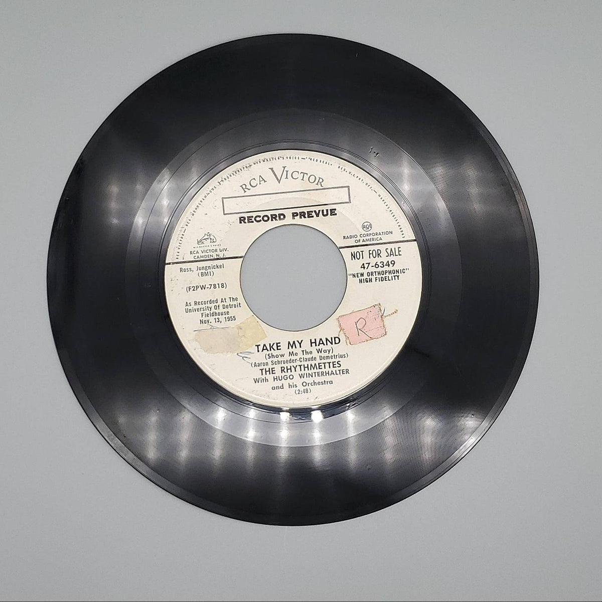 The Rhythmettes Take My Hand / I've Got To Know Single Record RCA Vict ...