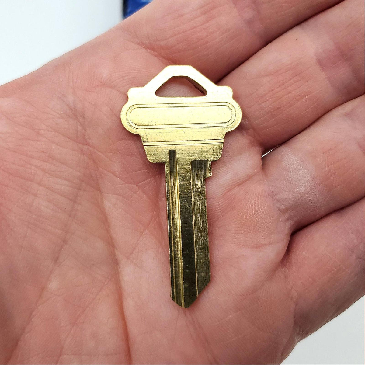 10x Ilco Weslock 12344 Key Blanks Nickel Silver 5 Pin Vintage USA Made ...