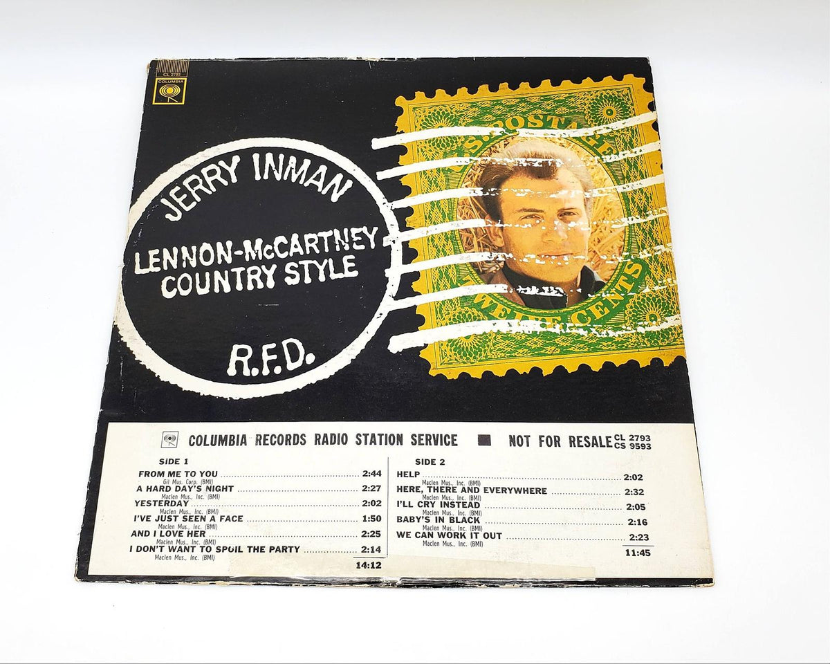 Jerry Inman Lennon McCartney Country Style R.F.D. LP Record Columbia 1 ...