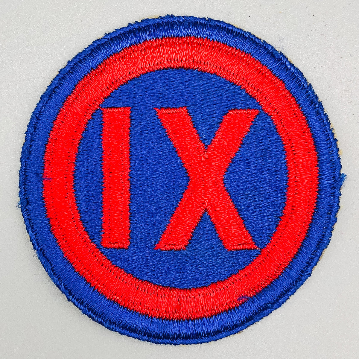 WW2 US Army Patch 9th Corps IX Pacific Theater Insignia SSI Cut Edge N ...