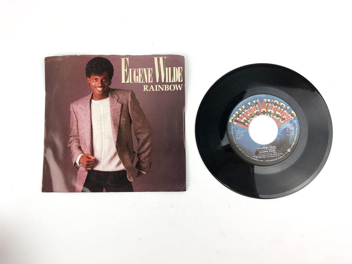 Eugene Wild 45 RPM Record Rainbow / Let Her Feel It Philly World 1984 ...