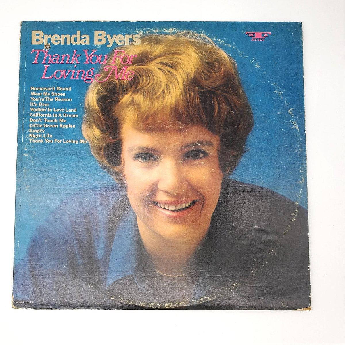 Brenda Byers Thank You For Loving Me LP Record MTA Records 1969 MTS 50 ...