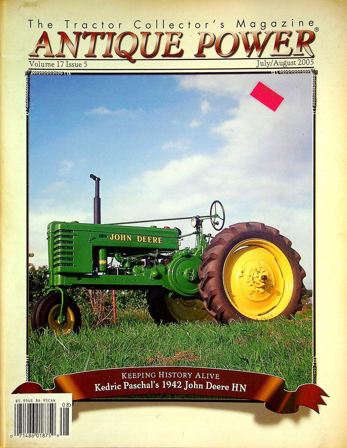 Antique Power Magazine July 2005 Vol 17 # 5 Oliver Super 77 — HKResale