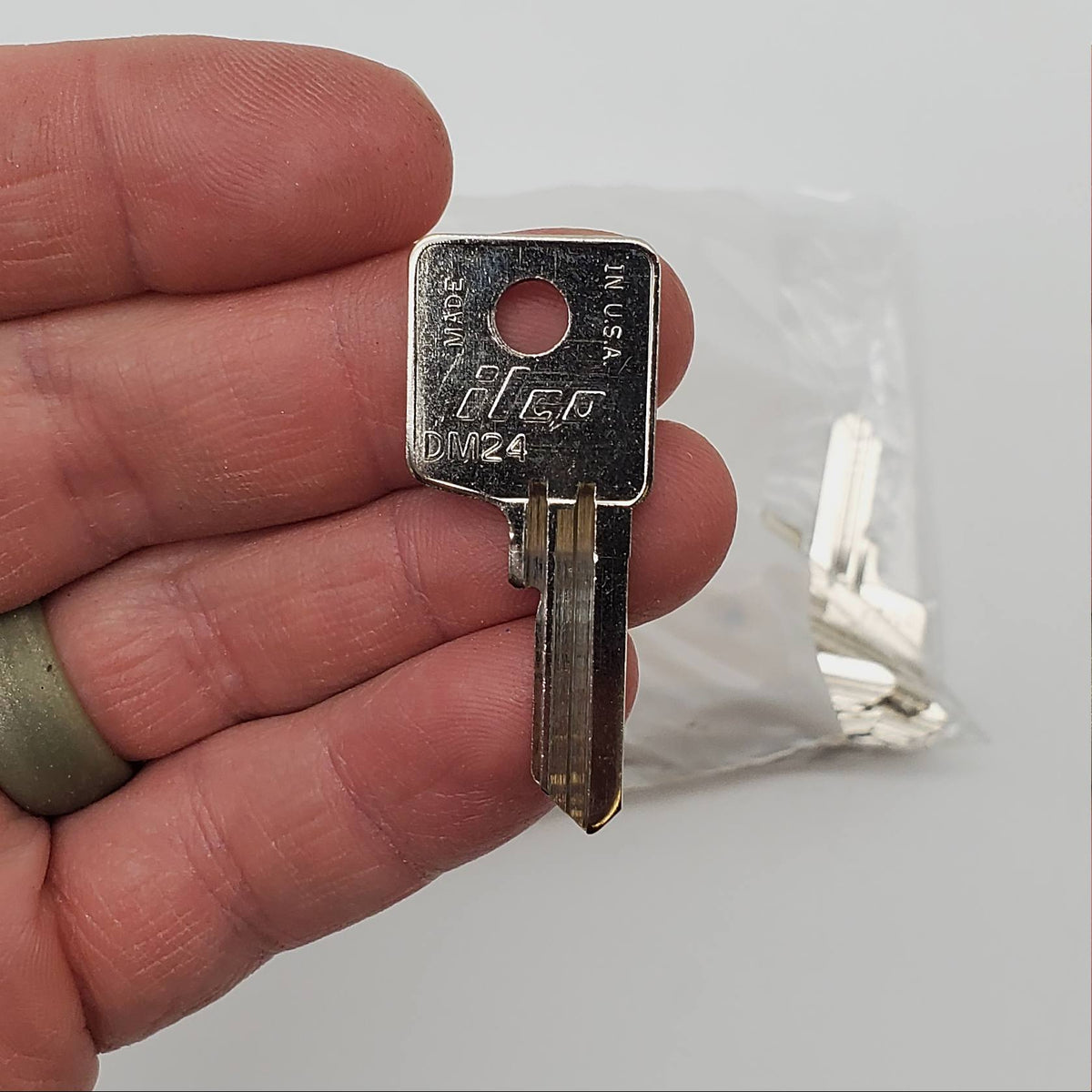 10x Ilco DM24 Key Blanks For Dominion E264 Nickel Plated 5 Pin NOS ...