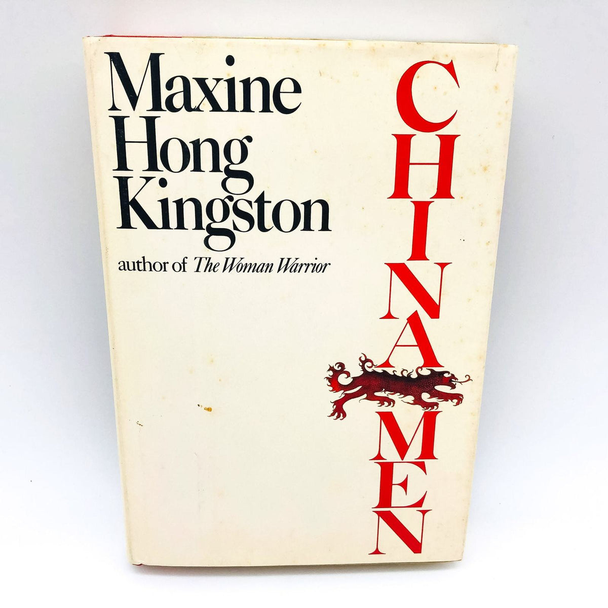China Men Hardcover Maxine Hong Kingston 1980 Chinese American Four Ge ...