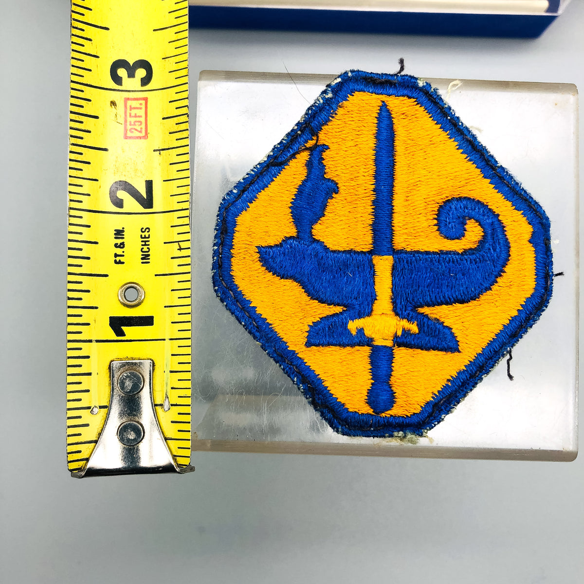 WW2 US Army Patch Specialized Training Program Blue Lamp Insignia Worl ...