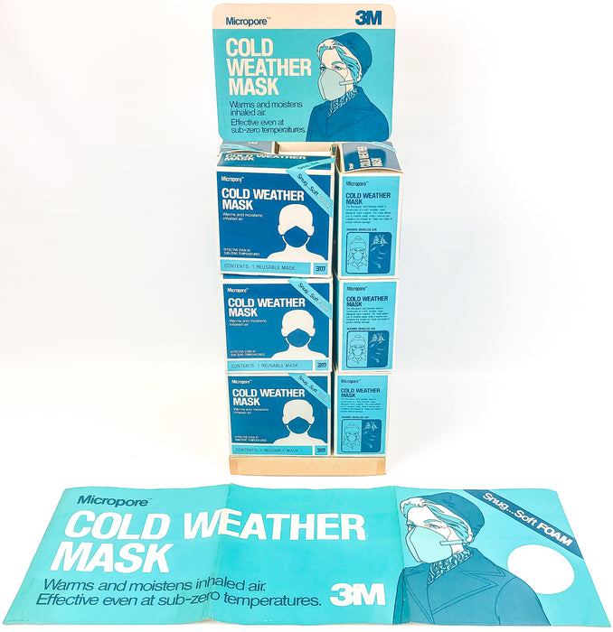 Vintage 3M Advertisement Poster Ad 1970s Micropore Cold Weather Store ...