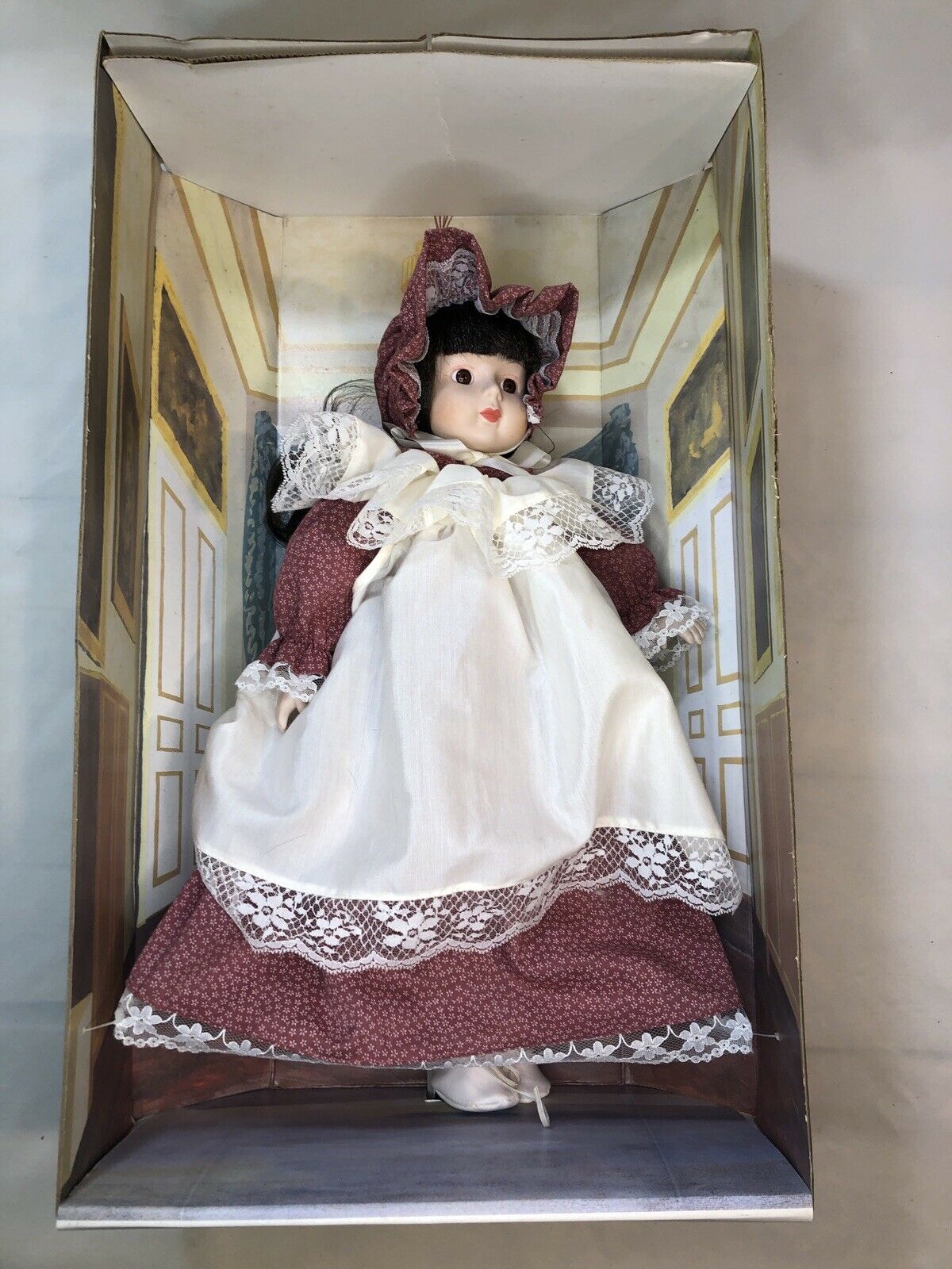 Collector Series Porcelain Doll Girl Special Edition Colonial 19th Cen ...